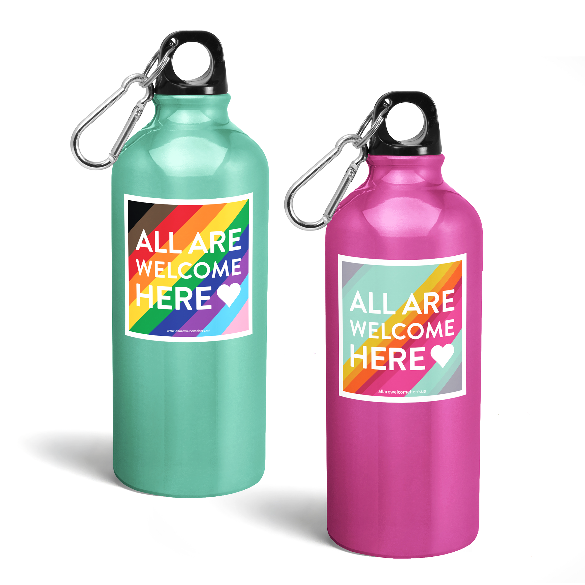 All Are Welcome Here Vinyl Stickers