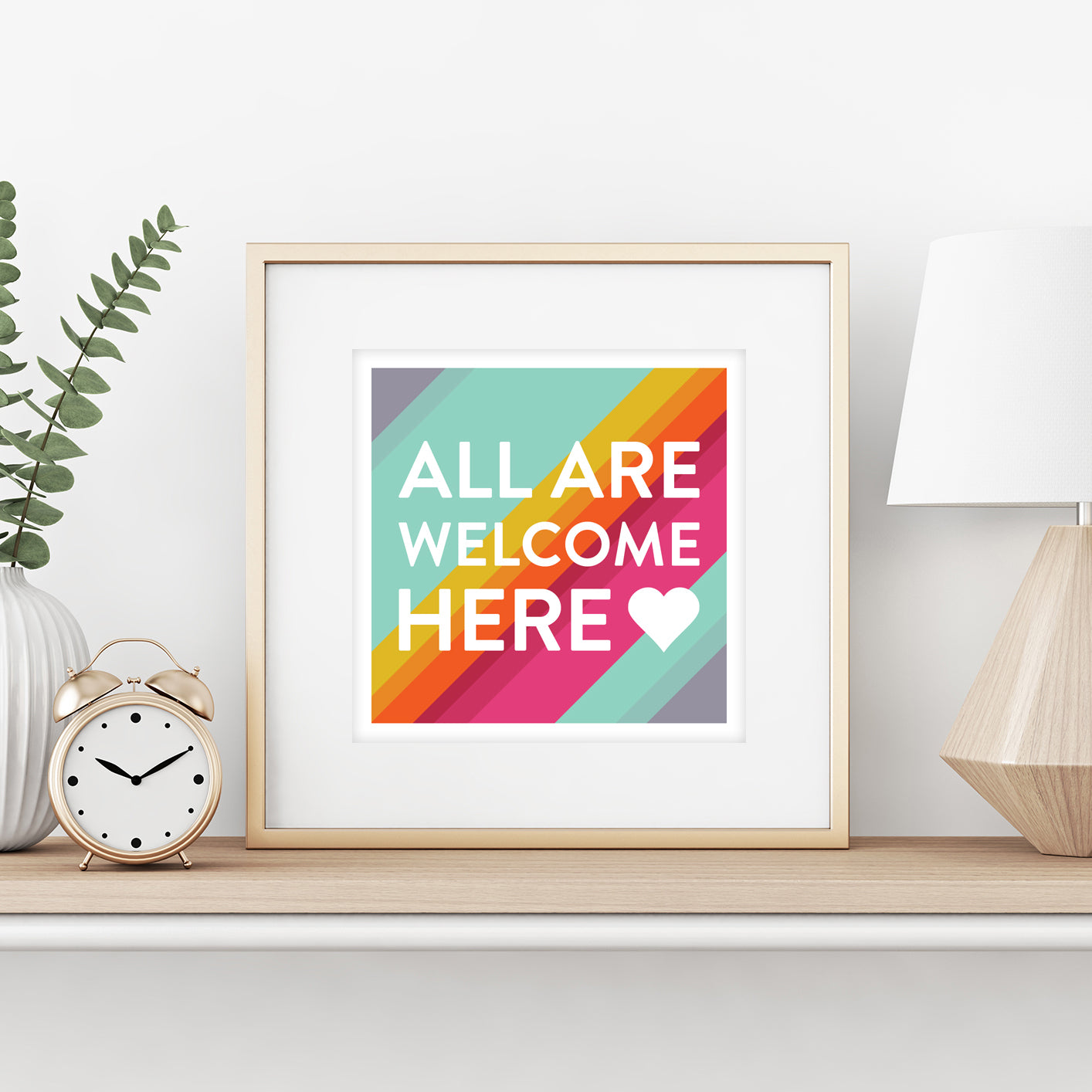 All Are Welcome Here Print